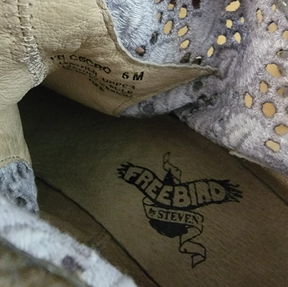 freebird | Shoes | Freebird Distress Blue Leather Bootie | Poshmark